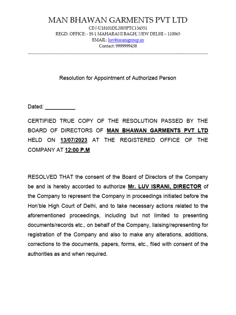 Board Resolution | PDF | Justice | Crime & Violence