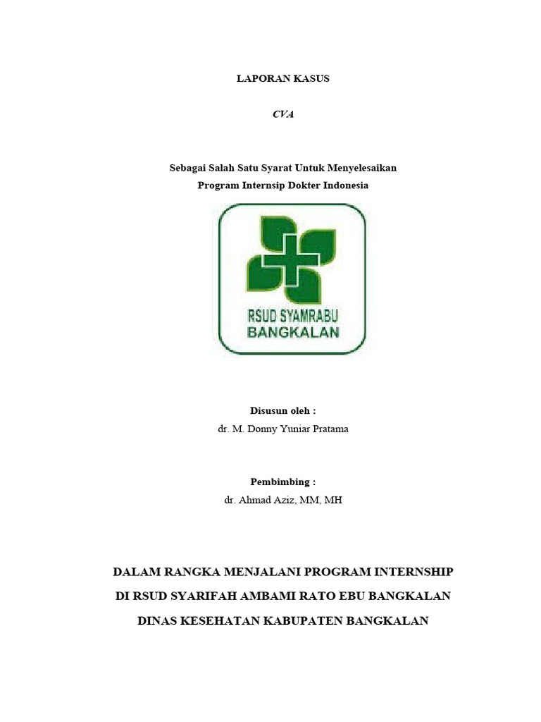 Lapsus Cva Isip Donny | PDF