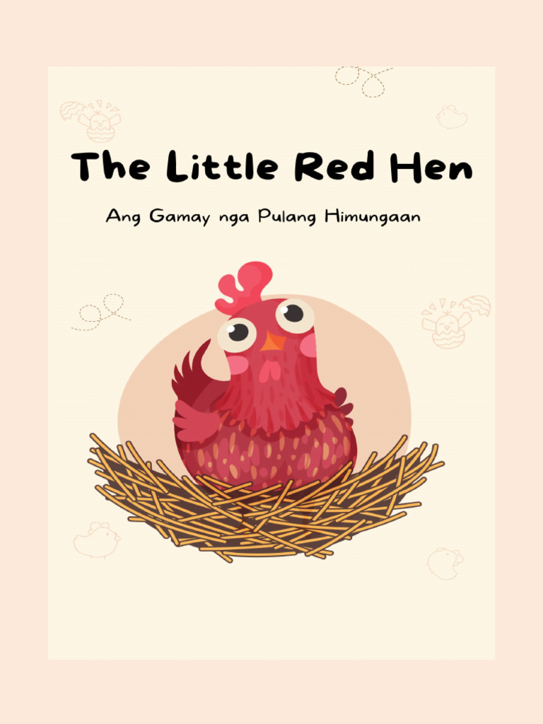 The Little Red Hen Engl Ceb1 | PDF