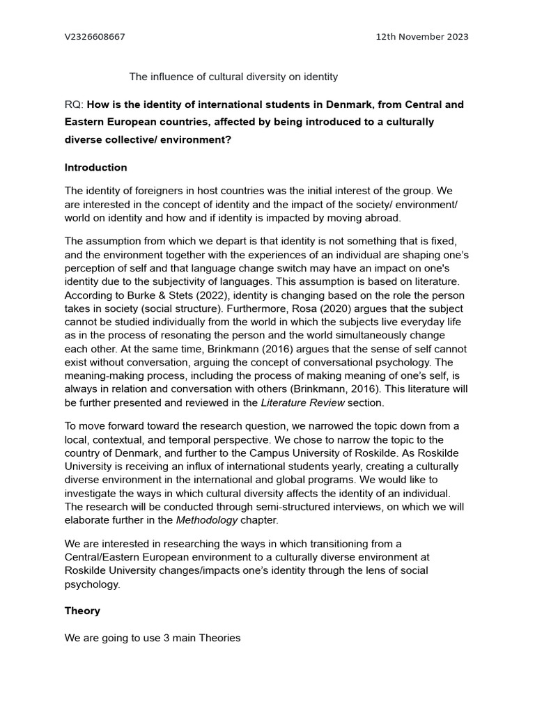 Midterm Evaluation Pdf Identity Social Science Qualitative Research