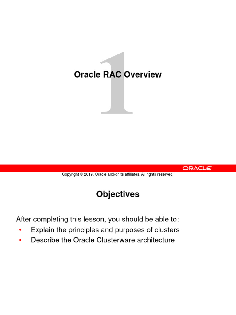 01 Rac Overview Pdf Computer Cluster Information Technology Management