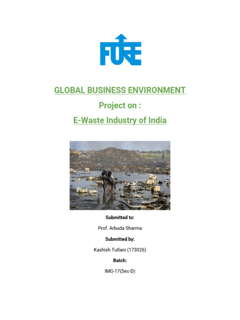 Assign | PDF | Electronic Waste | Recycling