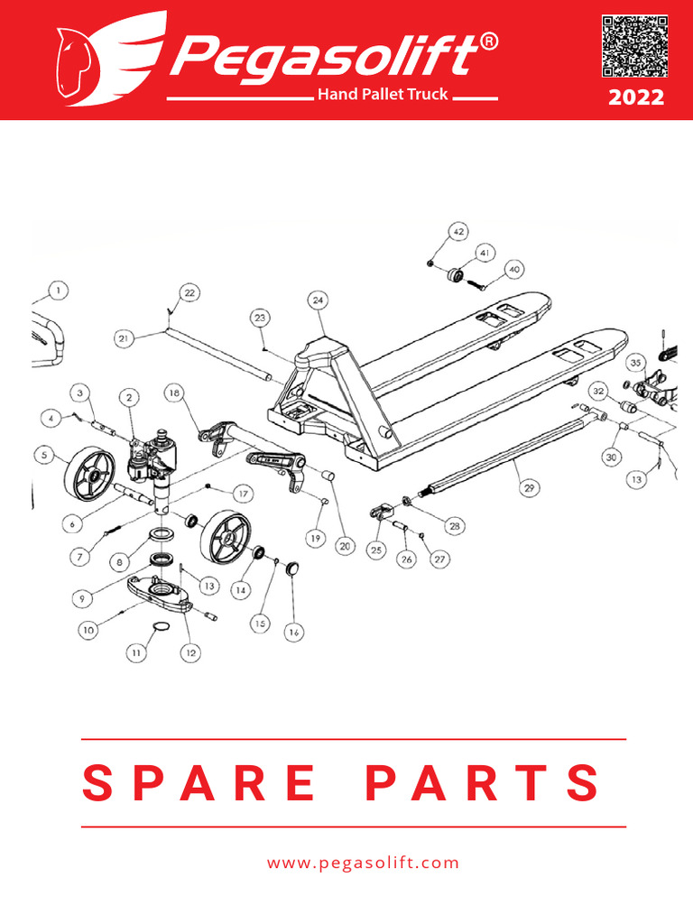 Hand Pallet Truck Spare Parts List | PDF | Manufactured Goods | Equipment