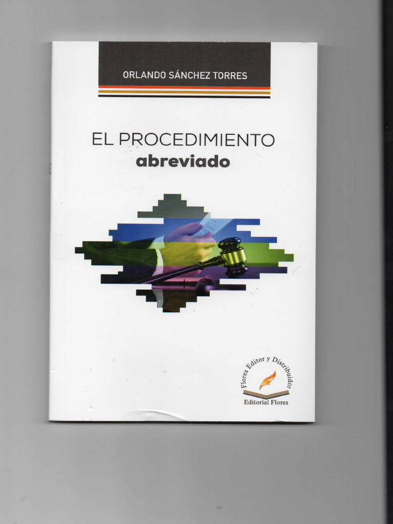 EL PROCEDIMIENTO ABREVIADO-Orlando Sanchez Torres | PDF