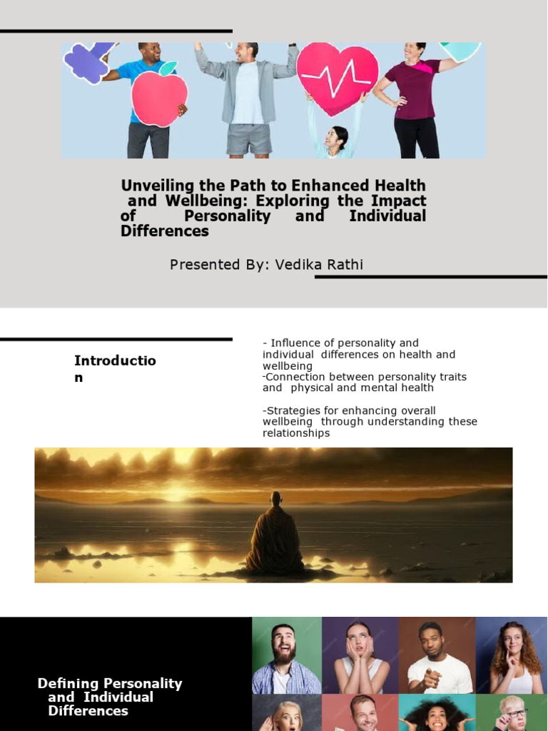 Health Psychology Presentation - Vedika Rathi | PDF | Psychological Resilience | Mental Health