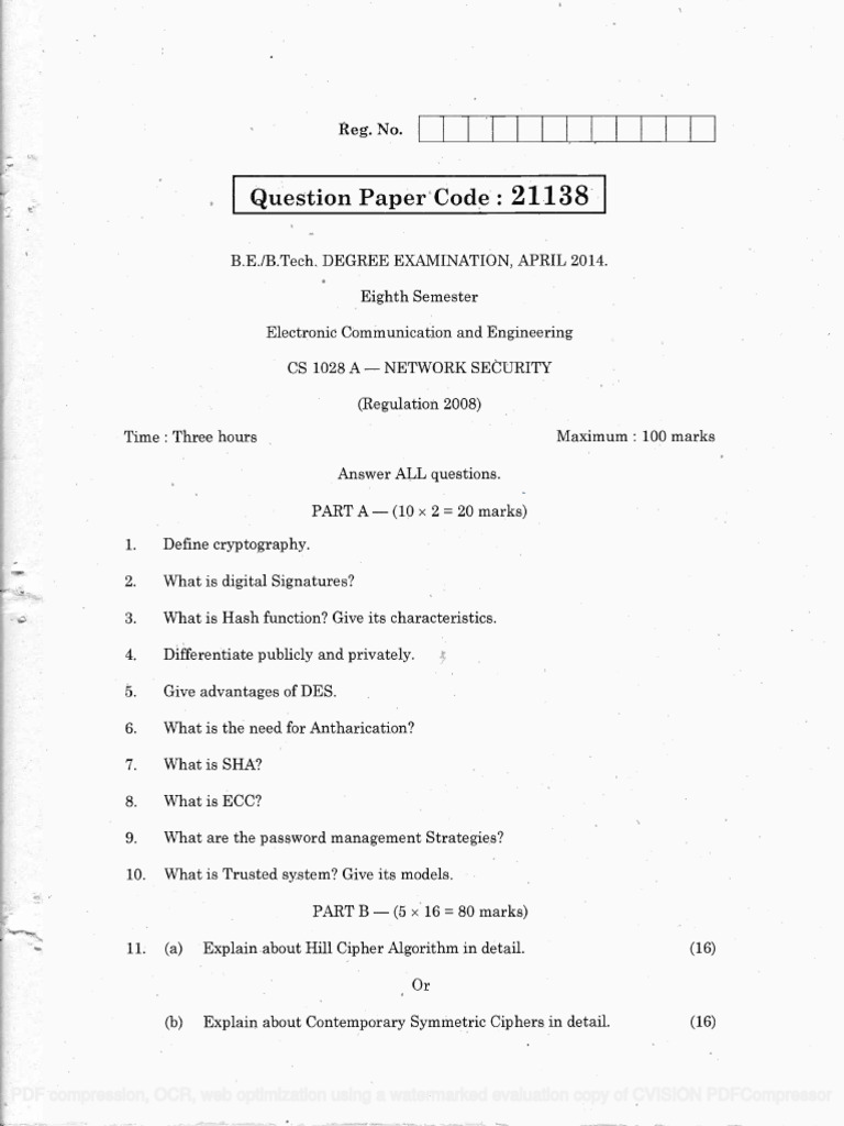 QP17 Network Security | PDF | Cyberspace | Espionage Techniques