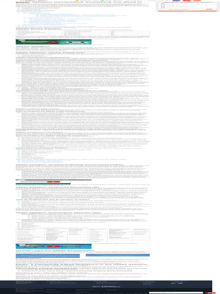 GMAT Syllabus 2023 GMAT Exam Pattern Career Launcher | PDF | Graduate ...