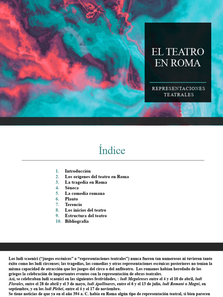 El Teatro en Roma | PDF