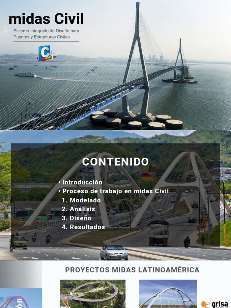 Intro General Midas Civil 2019 | PDF | Puente | Concreto reforzado
