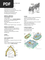 Evolution of Medieval Castles | PDF | Castle | Fortification