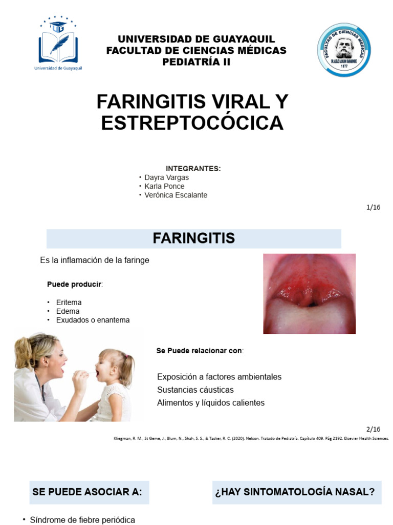 Faringitis Viral y Estreptocócica | PDF | Estreptococo | Virus