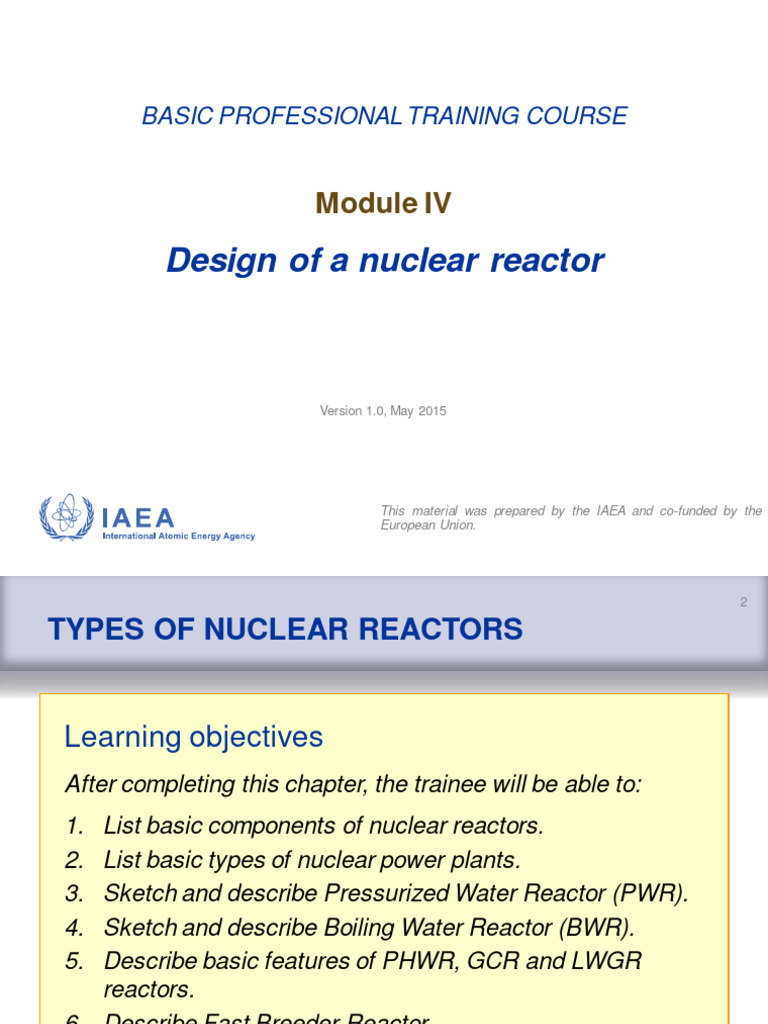 Nuclear Reactor Design Training | PDF | Pressurized Water Reactor ...