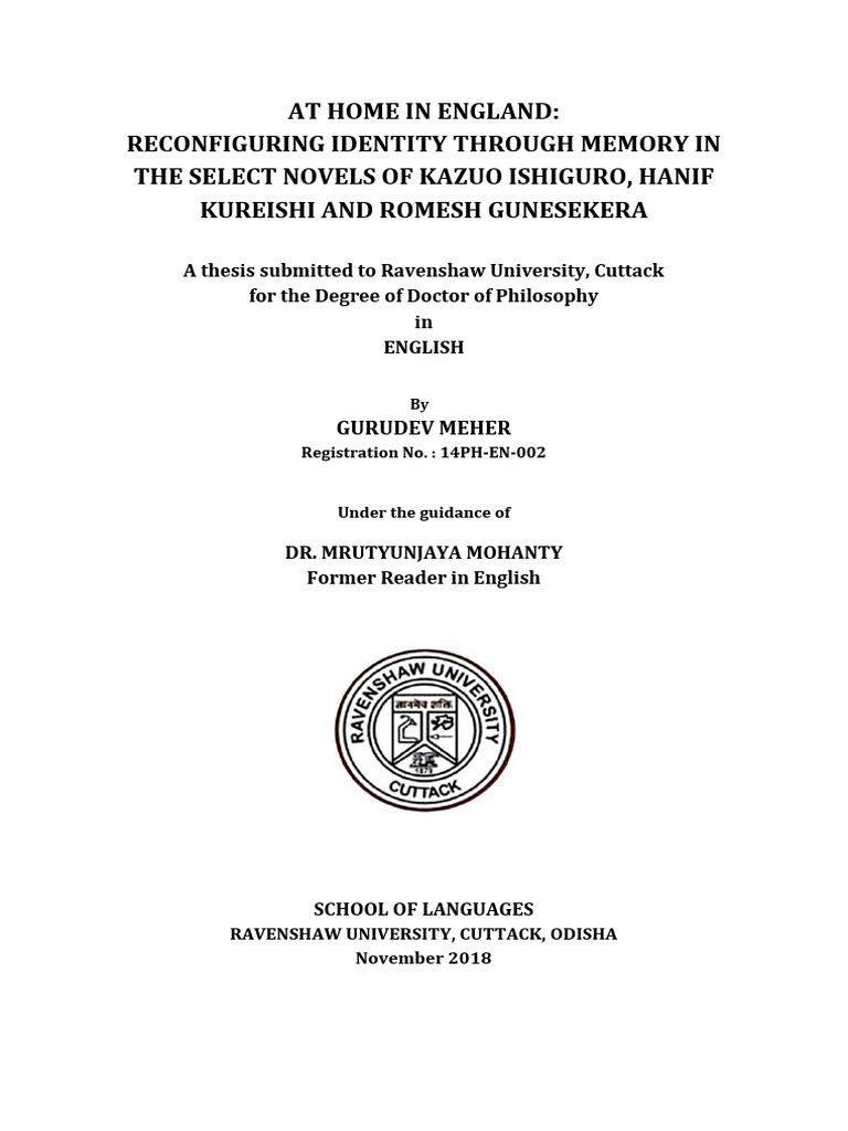 02 Prelim Pages | PDF | Memory | Identity (Social Science)