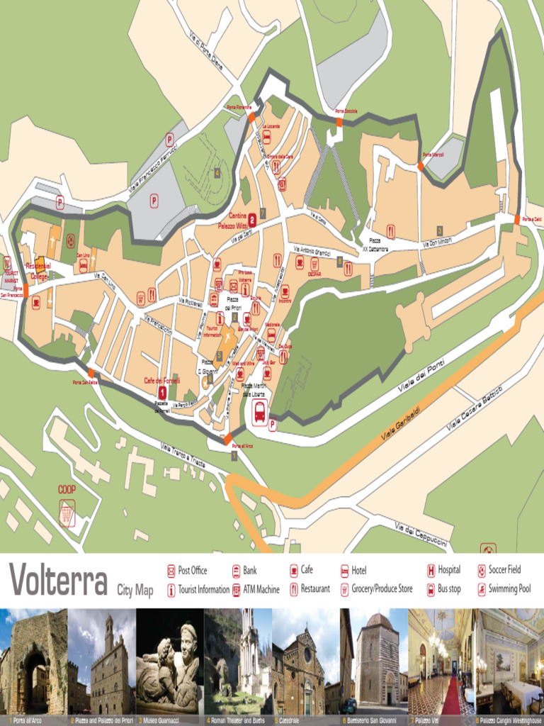 Virc Volterra Map | PDF | Florence | Public Services