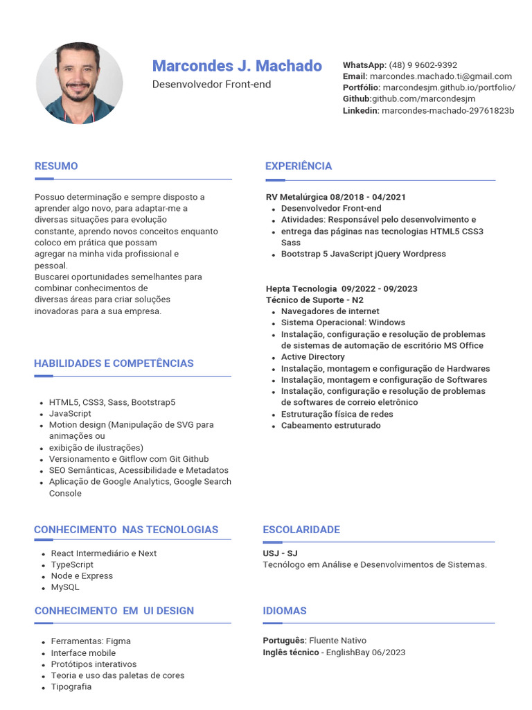 Curriculo | PDF | Script Java | Ciência da Computação Curriculo | PDF | Script Java | Ciência da Computação
