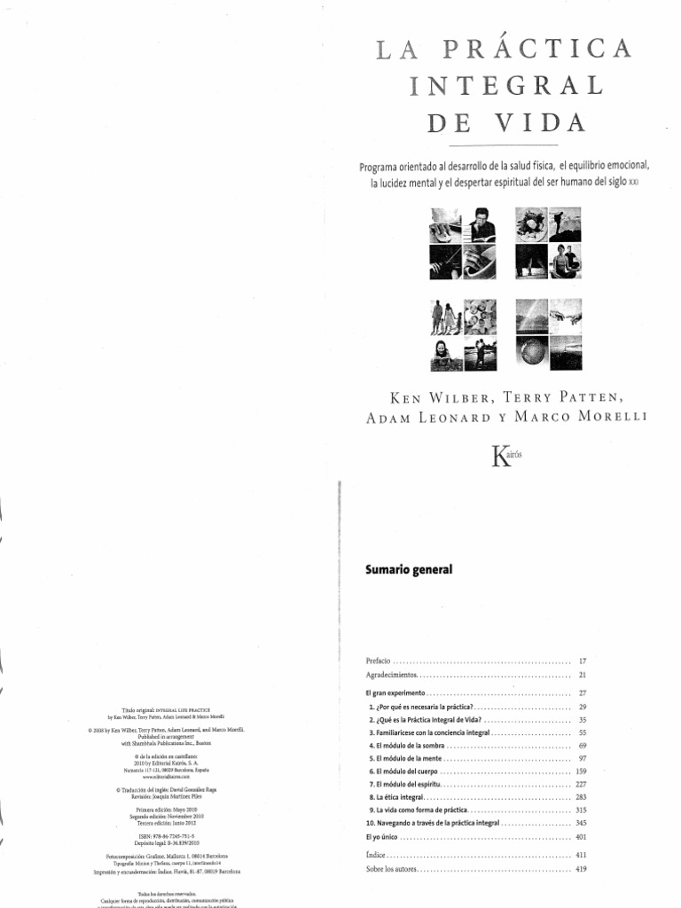 La Practica Integral de Vida Ken Wilber | PDF