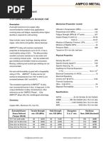 Ampco 18: Technical Data Sheet | PDF | Strength Of Materials | Alloy