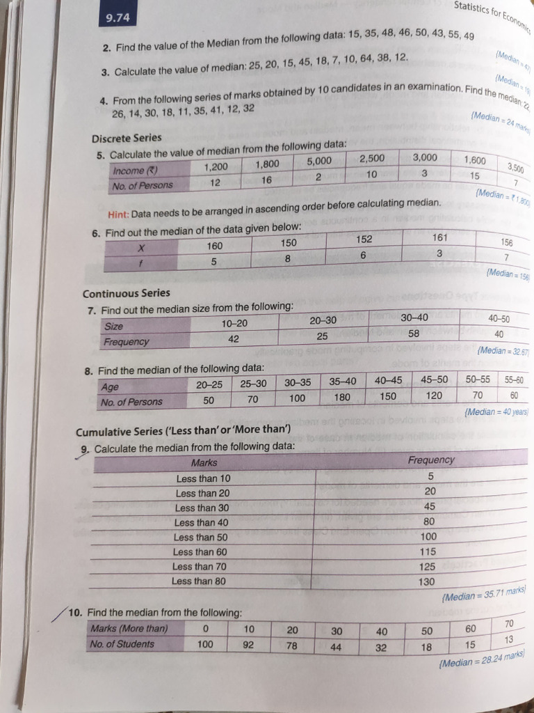 Median and Quartile Calculation Guide | PDF | Quartile | Mode (Statistics)