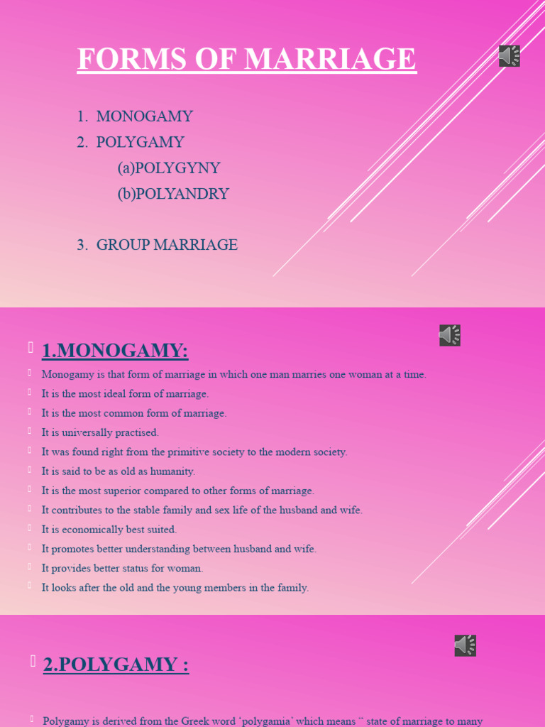 Forms of Marriage | PDF | Marriage | Sexuality
