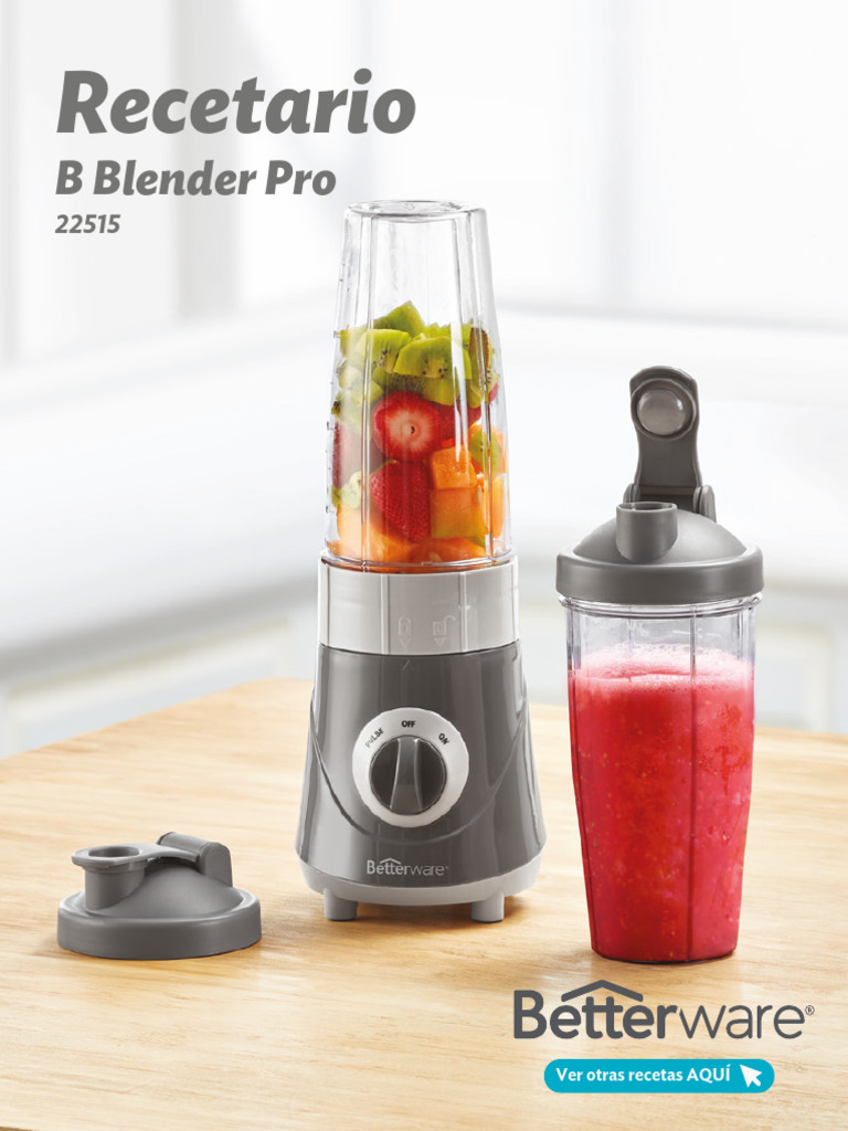 B Blender Pro Recetario | PDF | Cocina, comidas y vino | Relaciones ...