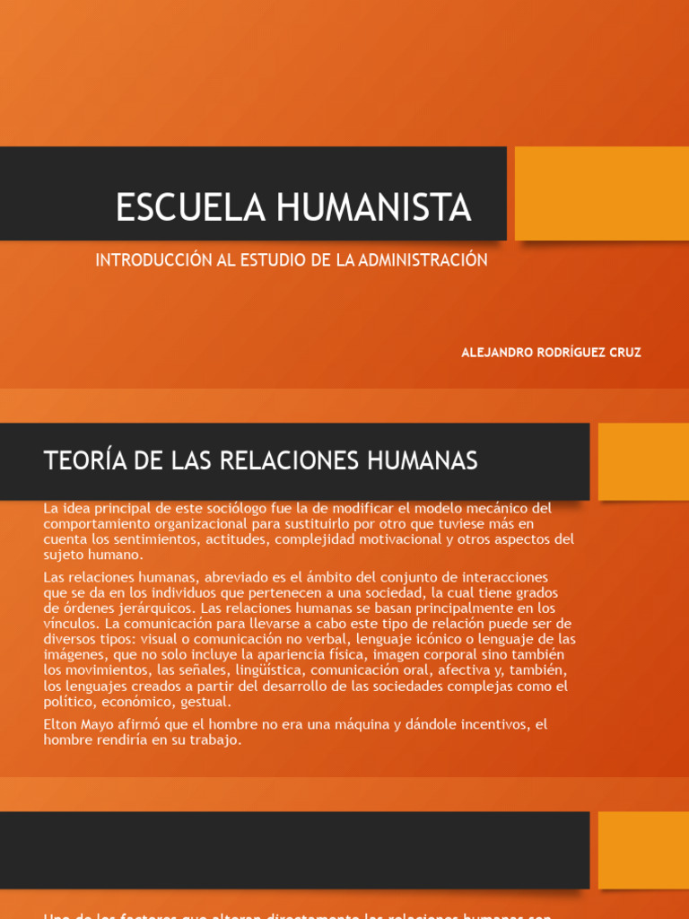 Escuela Humanista | PDF | Sicología | Conceptos psicologicos