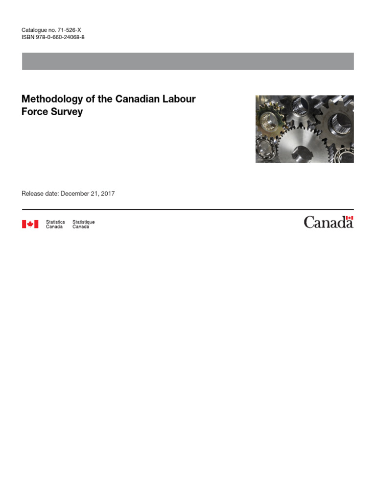 Methodology of The Canadian Labour Force Survey | PDF | Estimator ...