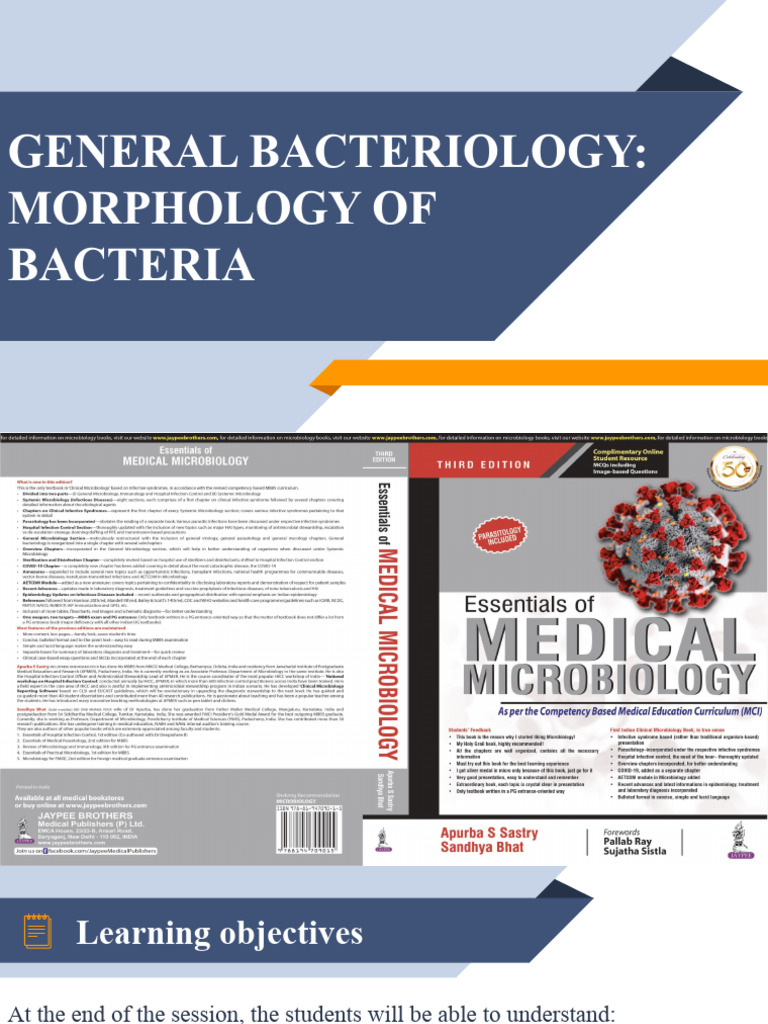 Chapter 3.2-Morphology and Physiology of Bacteria | PDF | Bacteria ...