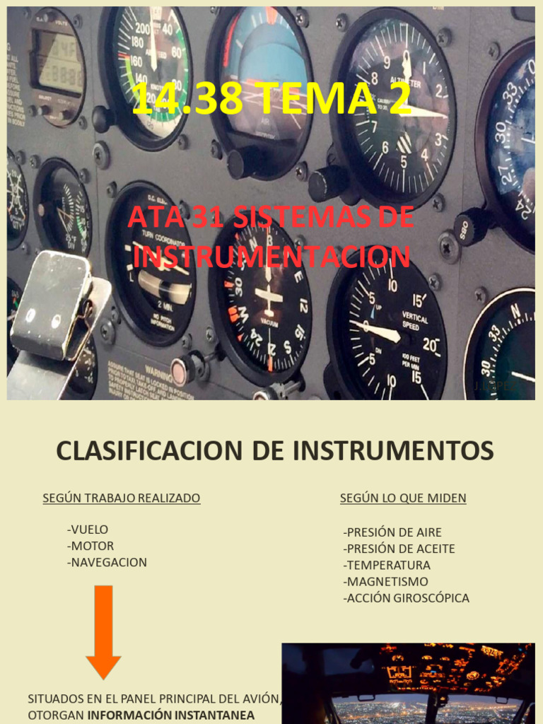 ATA 31 Sistemas de Instrumentación | PDF | Giroscopio | Altímetro