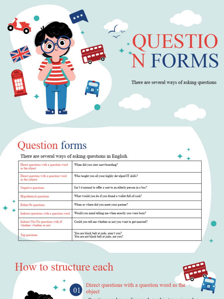 Question Forms | PDF | Question | Verb