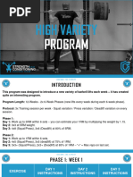 Powerbuilding Routine | PDF | Strength Training | Arm