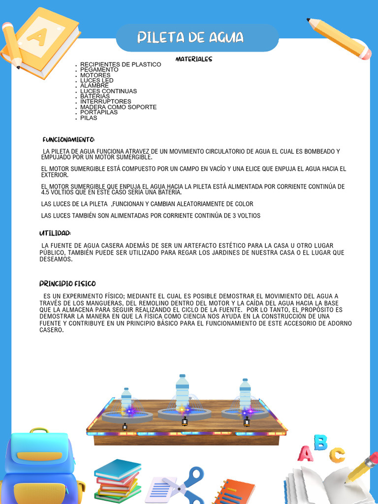 Blue A4 Paper Border | PDF