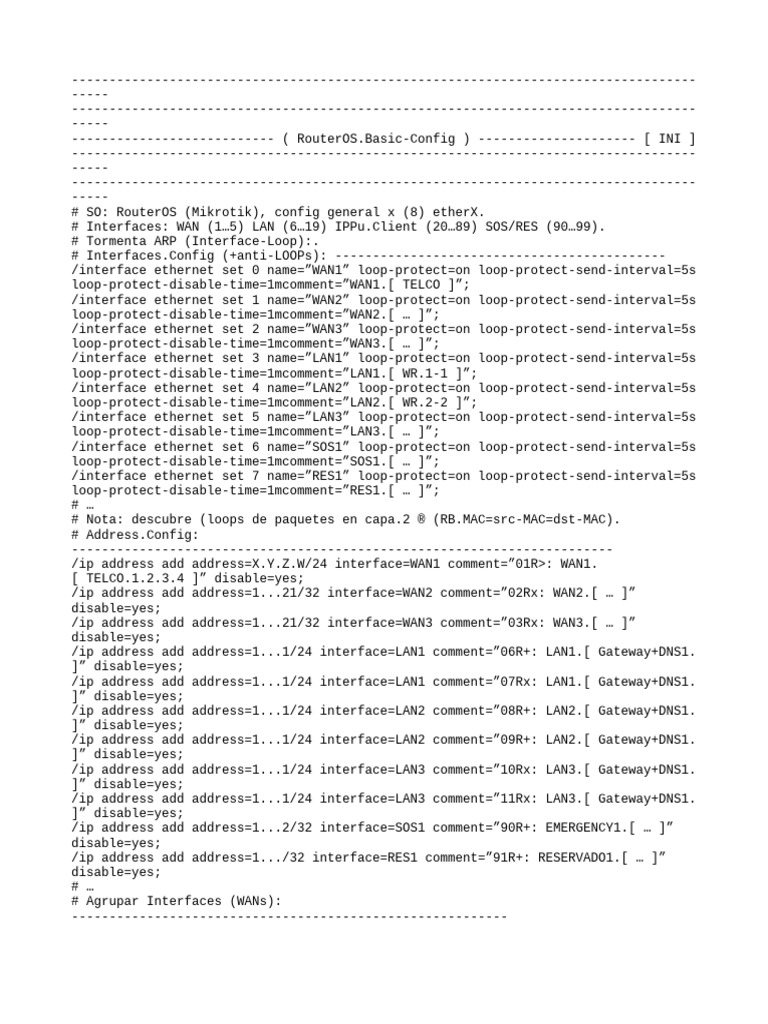 Router OS | PDF | Firewall (Computing) | Internet Protocols
