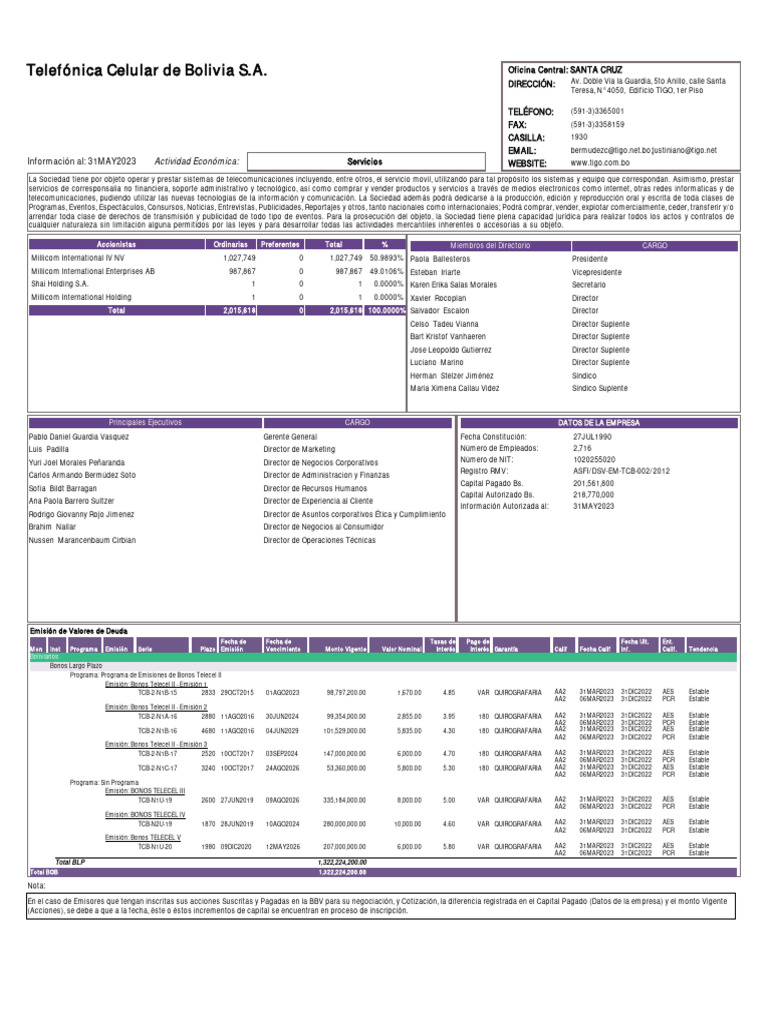TCB Car | PDF | Telecomunicaciones | Industrias de servicio