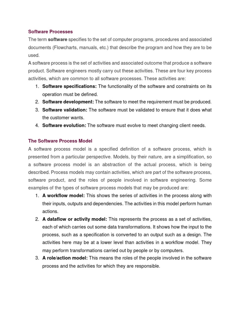 Software Process | PDF | Business Process | Software Development Process