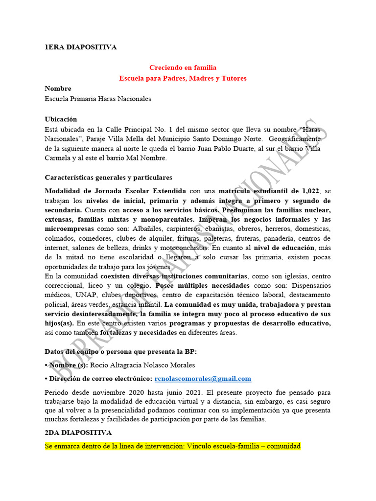 Borron Buenas Practicas Rocio Nolasco | PDF | Enseñando | Aprendizaje