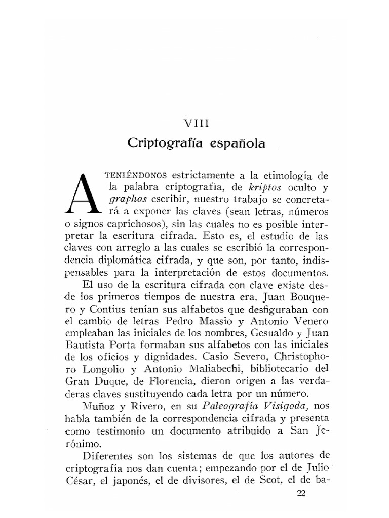 Criptografia Espanola | PDF | Criptografía