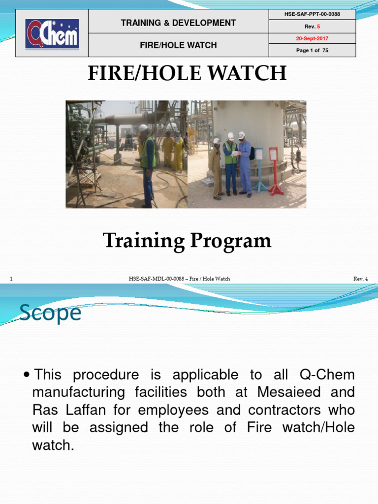 Fire - Hole Watcher Training | PDF | Fires | Combustion