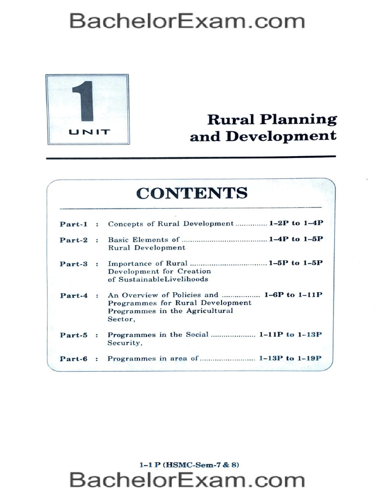 Rural Development - Administration and Planning | PDF | Economies