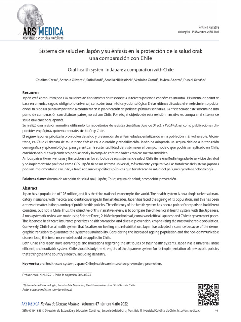 Ojs, 9-1801 | PDF | Odontología | Japón
