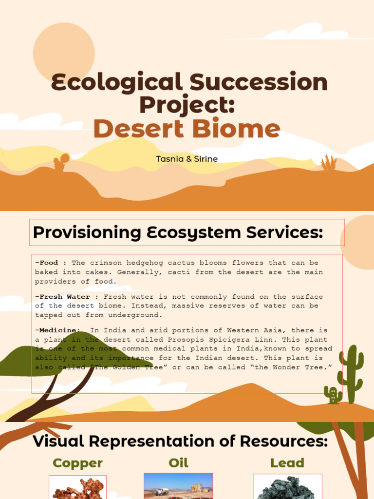 Ecological Succession Project | Download Free PDF | Desert | Pollination