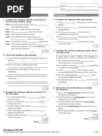 Life Vision Elementary - Unit Test 1 | PDF