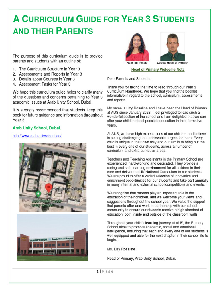 Year 3 Curriculum Booklet Final | PDF | Science | Word