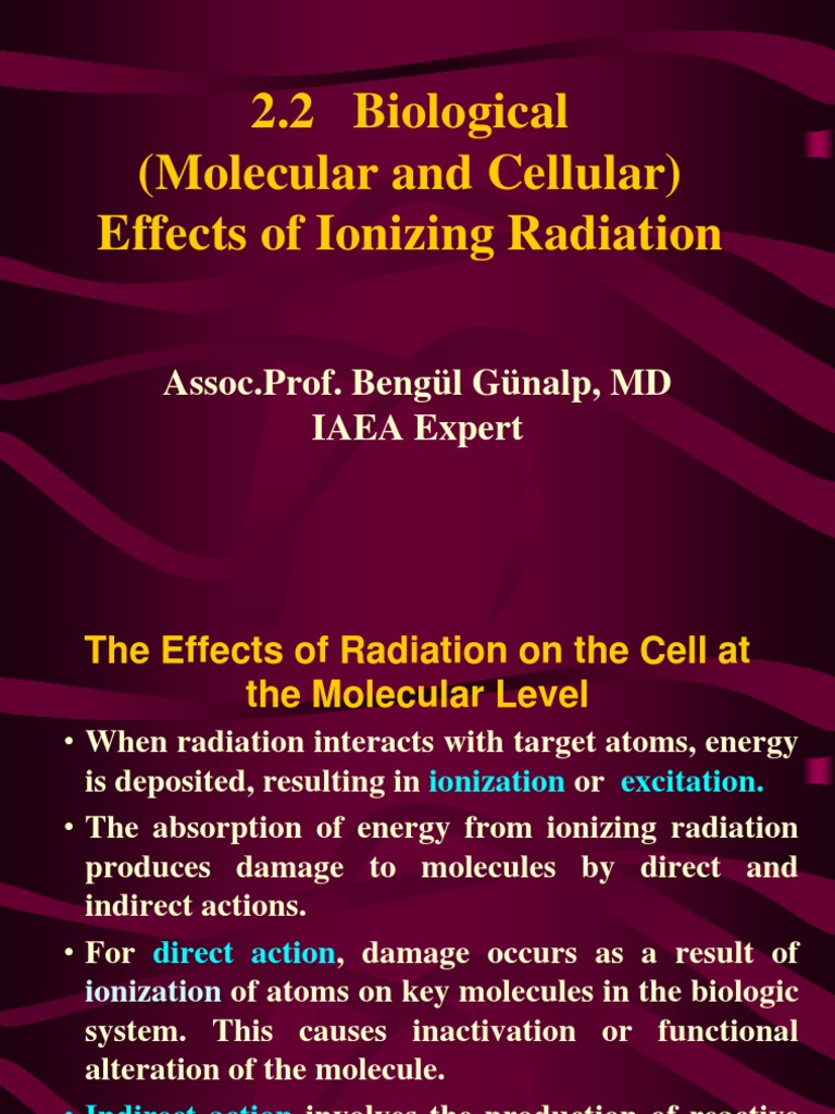 Effects of Ionizing Radiation on Cells | PDF | Dna | Mitosis
