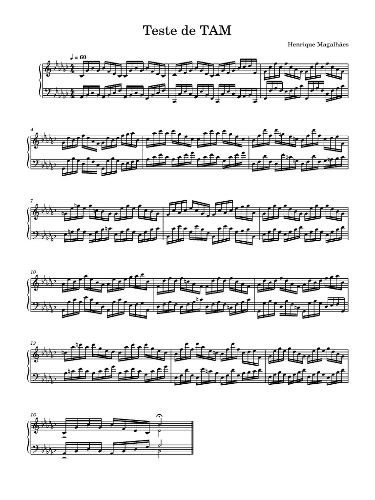 Teste de TAM | PDF