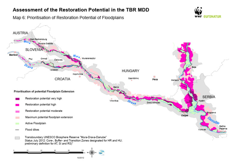 Restoration Potential in Mura-Drava-Danube | PDF | Natural Environment ...