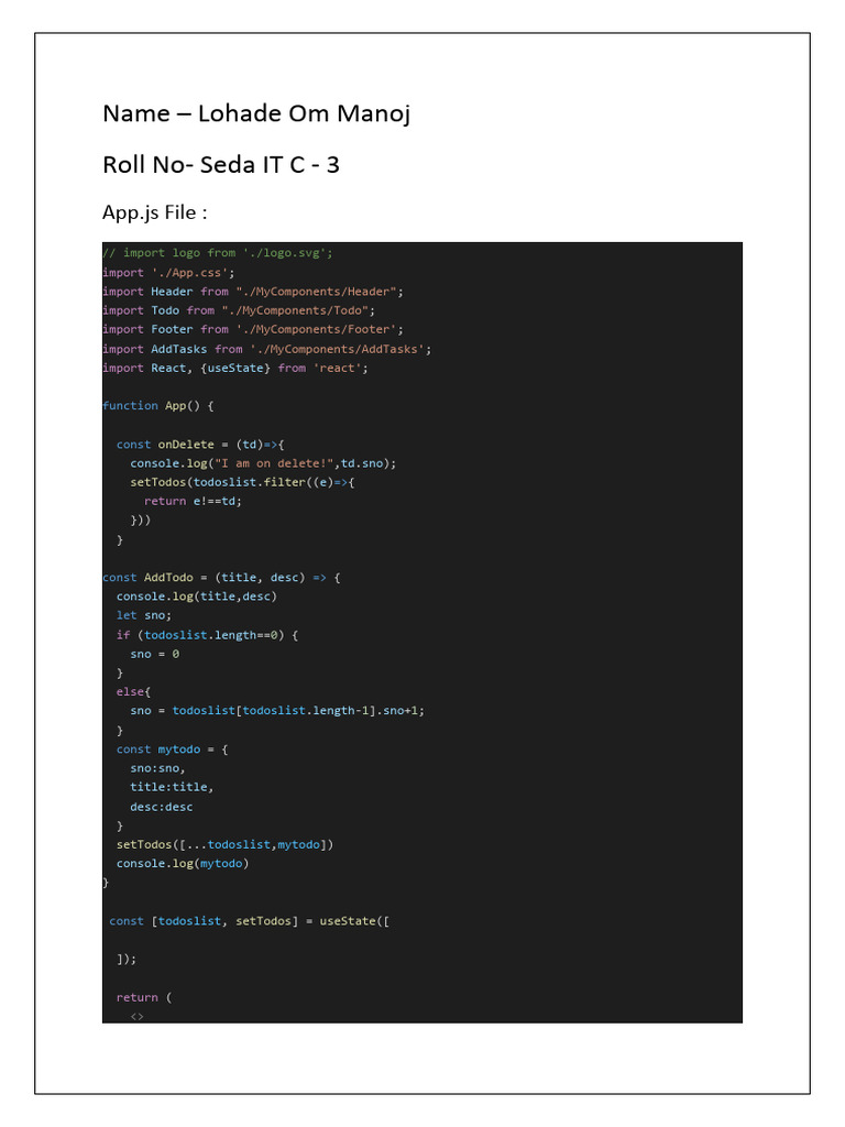 WT Assignment 6 | PDF | Web Software | Software