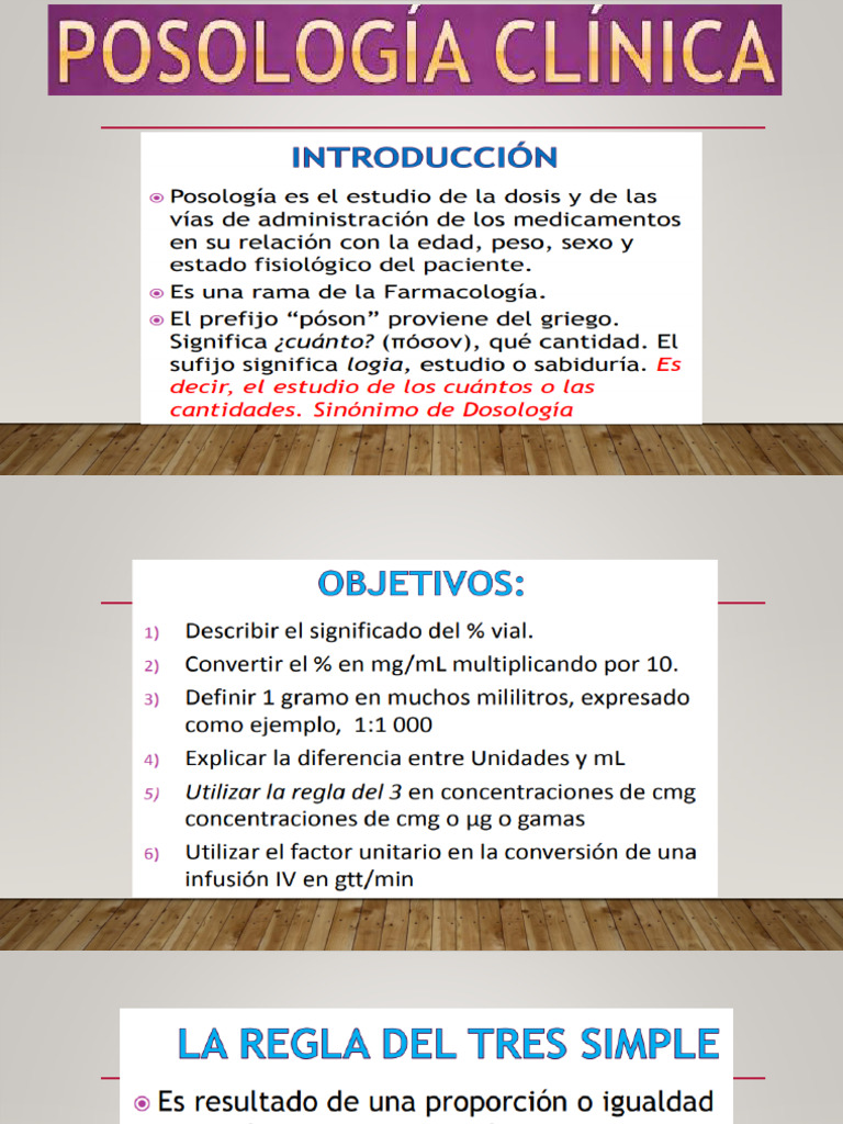 POSOLOGIA | PDF