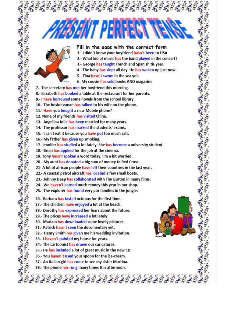 Present Perfec Editado | PDF