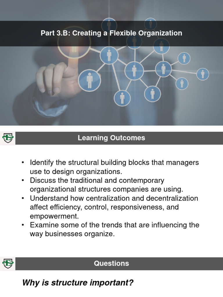 Part 3.B - Organizational Structures | PDF | Empowerment ...