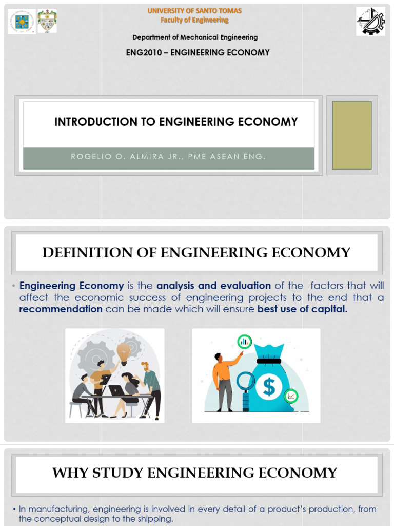 01 Introduction To Engineering Economy | PDF | Demand | Supply (Economics)